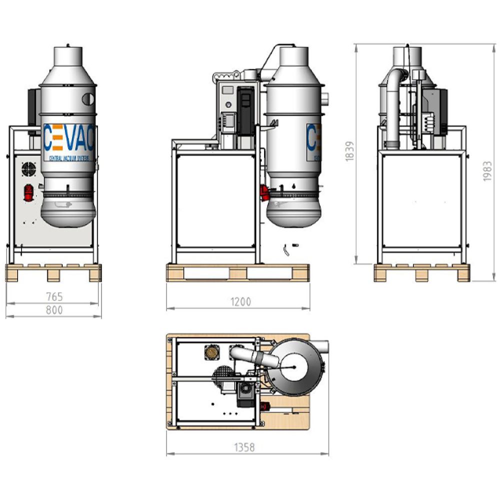 CEVAC F-Series Vacuum Cleaner | AES Ltd.
