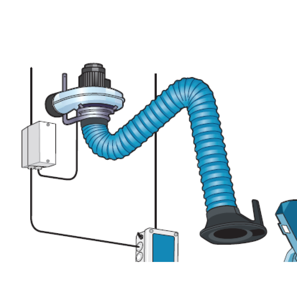 Nederman Original Arm Kit - Arm + N16/N24 Fan (1 phase - 230 V ...