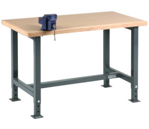 Variable Height Adjustable Two Person 1200 Workbench | AES Ltd.