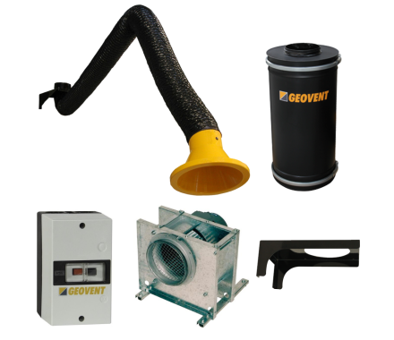 Standard Extraction Arms | Dust & Fume Extraction Online | AES Ltd.
