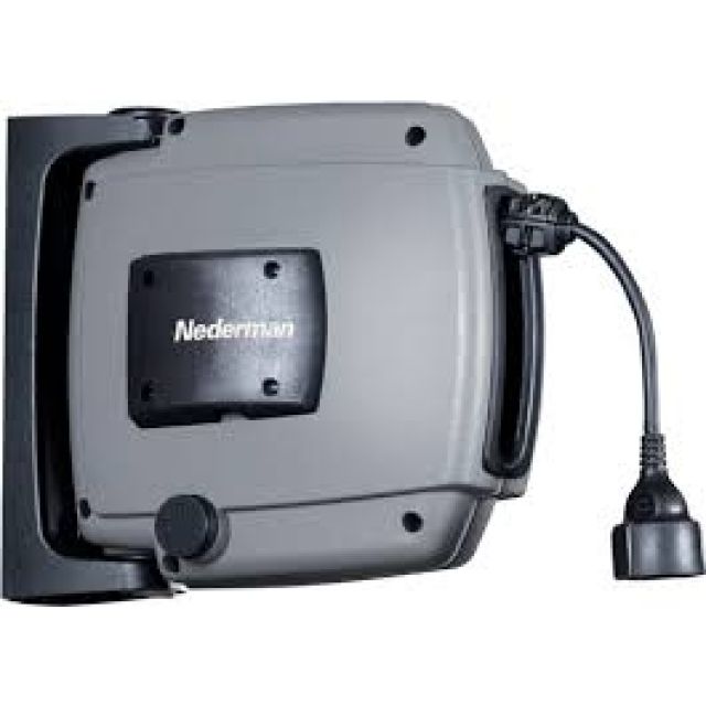 Nederman C20 12m Cable Reel Grey | AES Ltd.