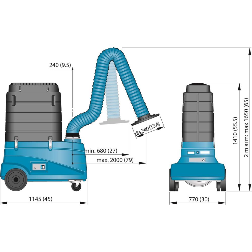 Nederman FilterCart Carbon | Fume Extraction | AES Ltd.