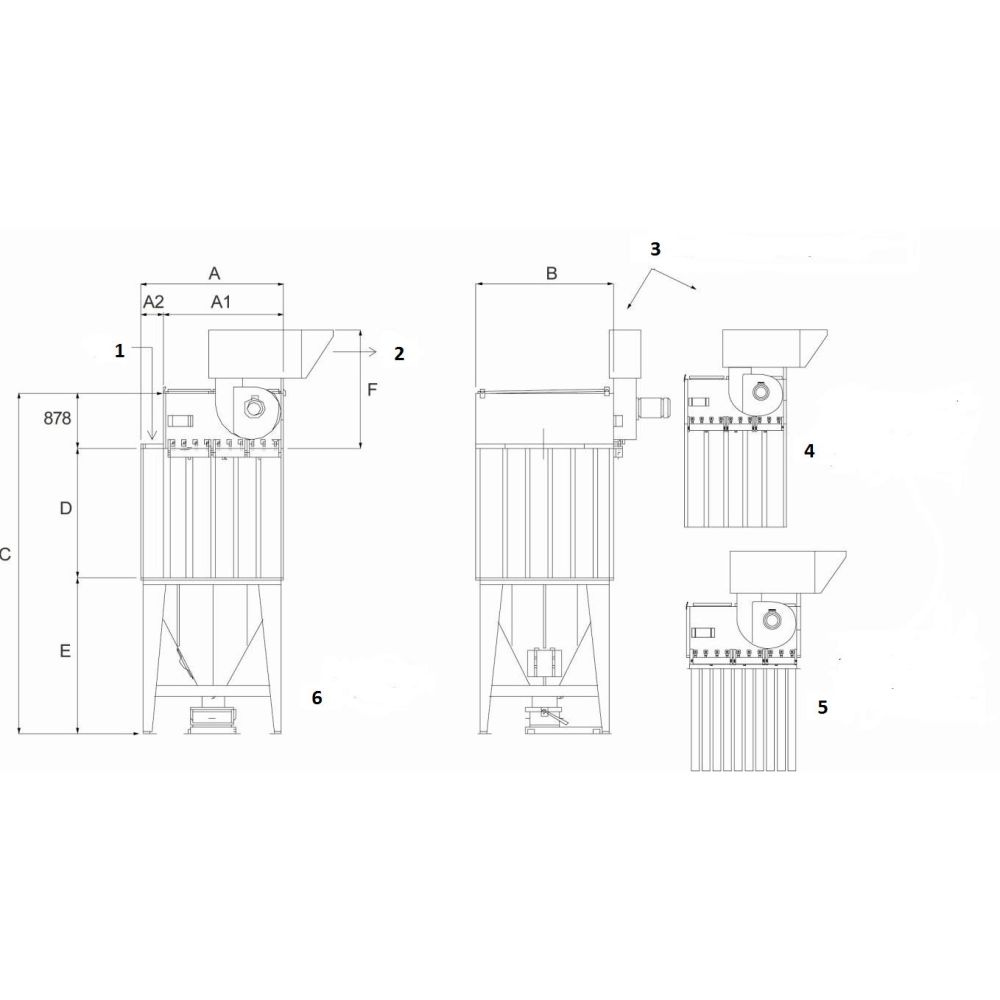 Nederman MJC Cartridge Dust Collector | AES Ltd.