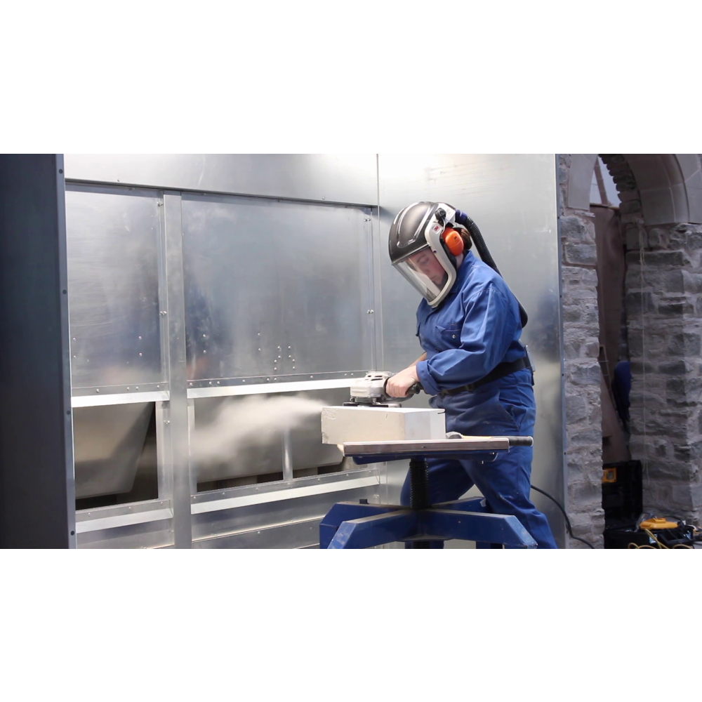Stone Dust Grinding & Cutting Booth | AES Ltd. | AES Ltd.